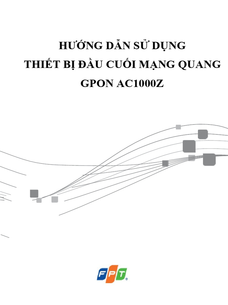 HDSD Gpon Ac1000z | PDF