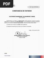 Constancia de Egreso Uap | PDF