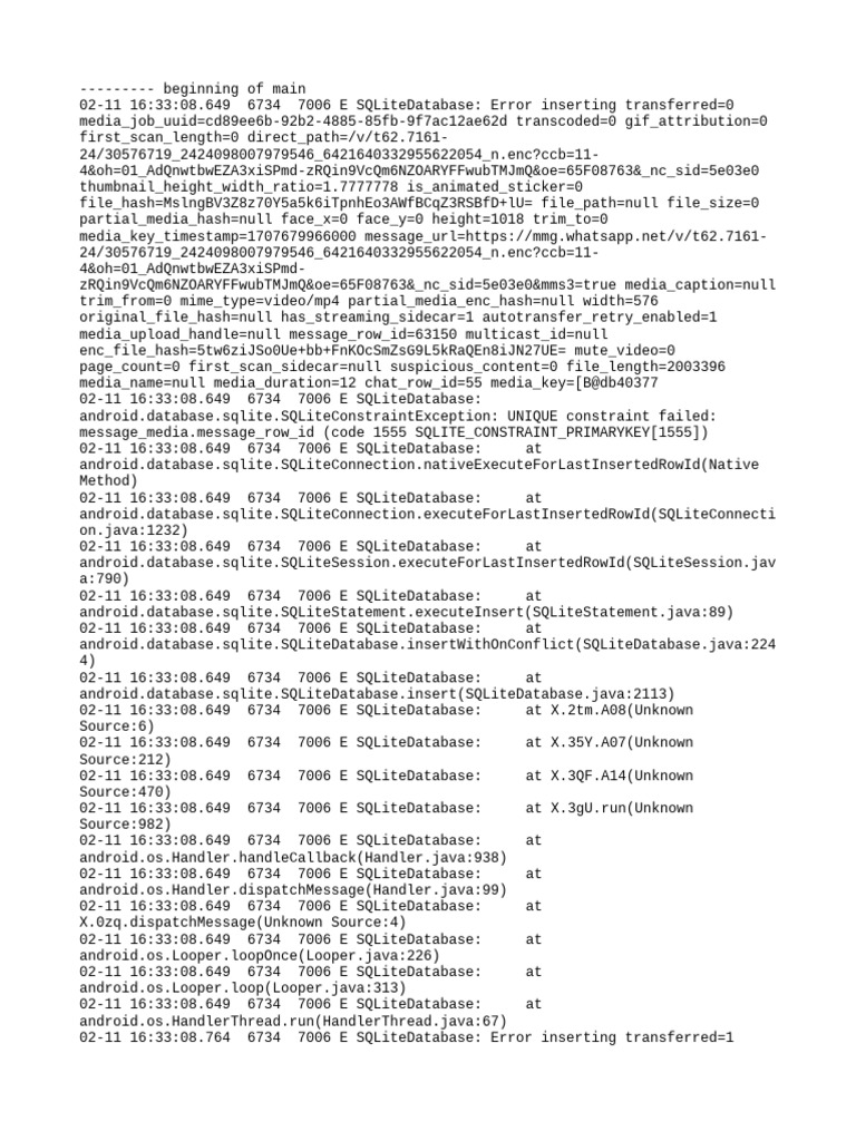 Logcat | PDF | Java (Programming Language) | Mobile App