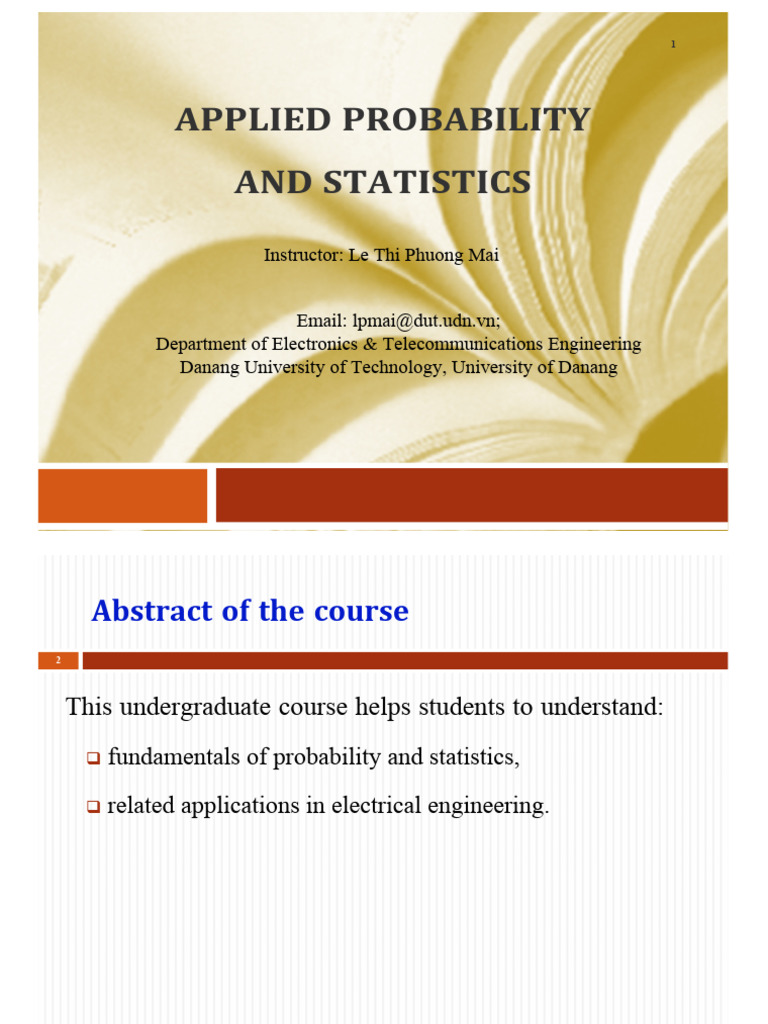 Chap1 Introduction to Applied Probability Statistics Upload | PDF | Statistics | Histogram