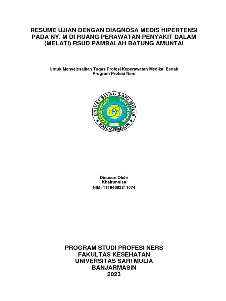 Resume Ujian Khairunnisa | PDF