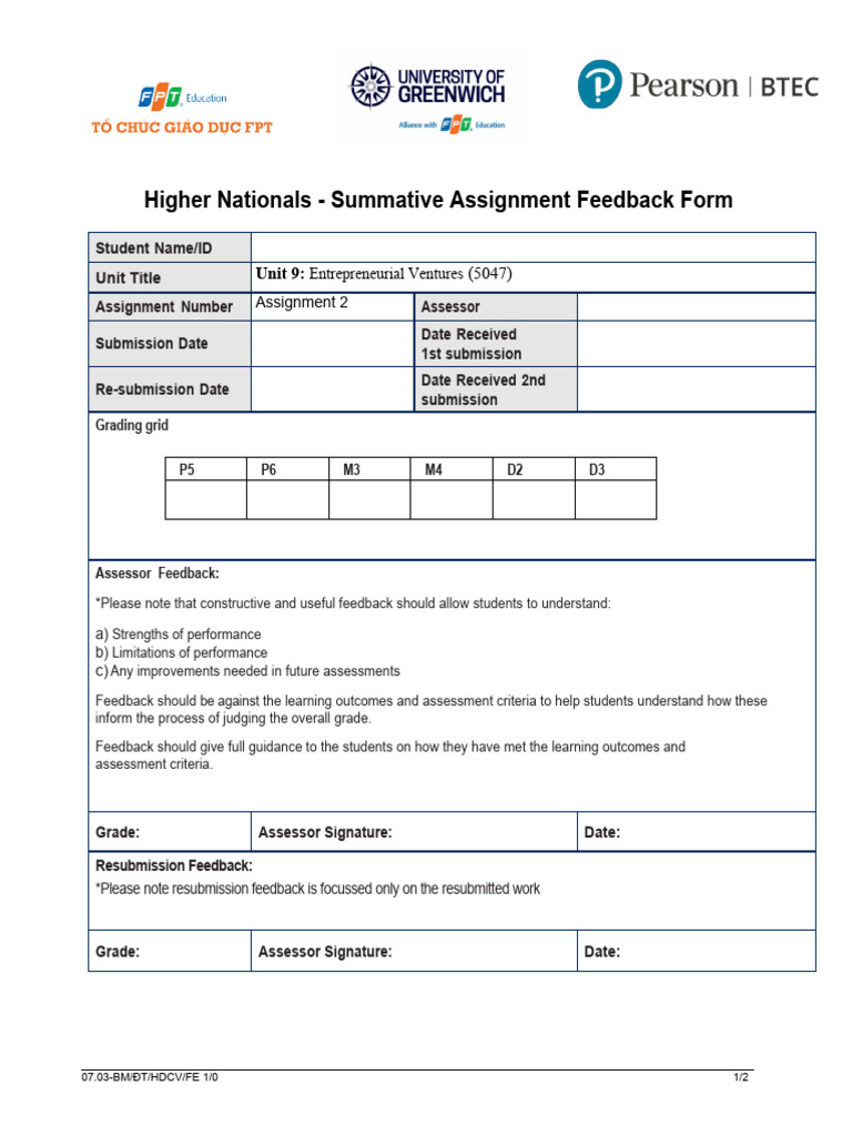07.03-BMFGHDCVFE-5047-ASM2 Frontsheet | PDF