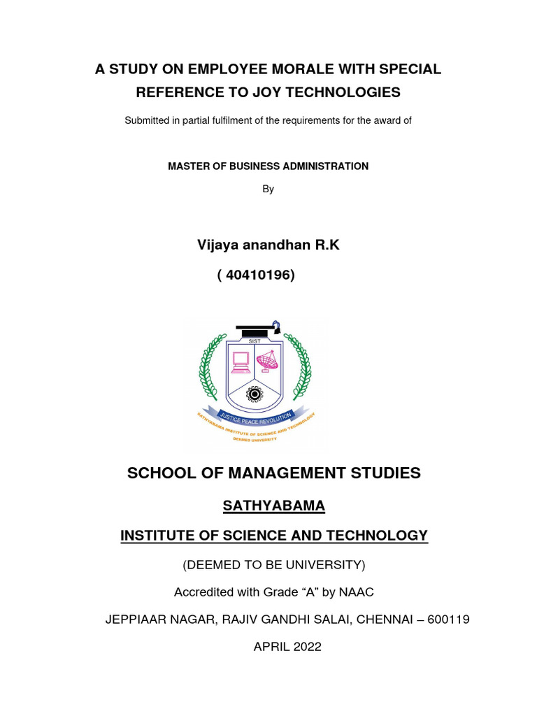 2022 Mba Mba Batchno 196 | PDF | Motivation | Motivational