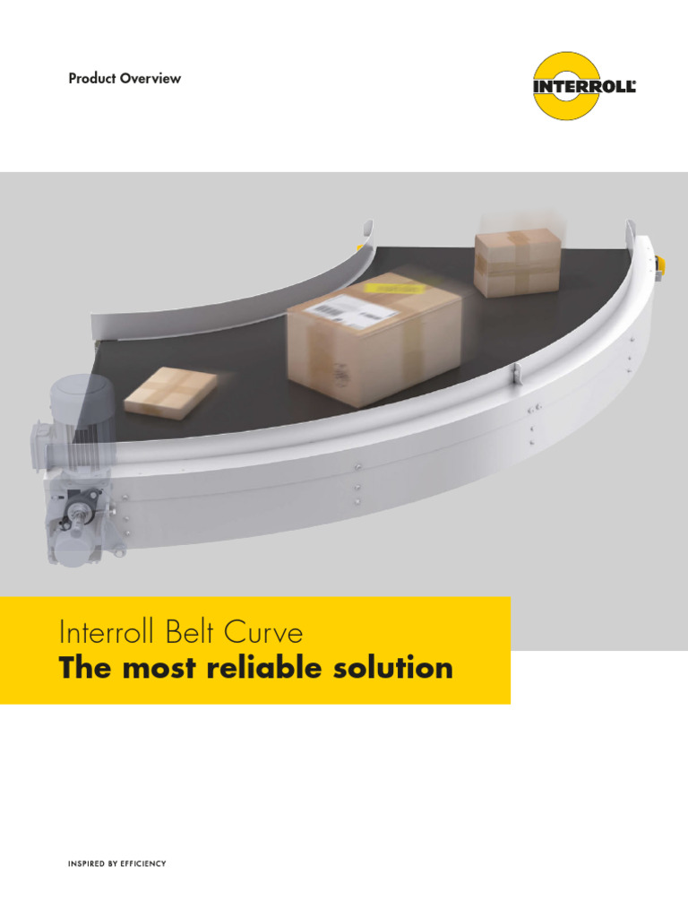 Interroll Belt Curve EN | PDF | Belt (Mechanical) | Reliability Engineering
