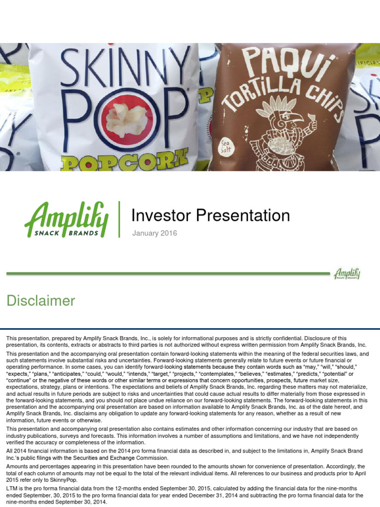 Presentation Jan16 | PDF | Brand | Retail