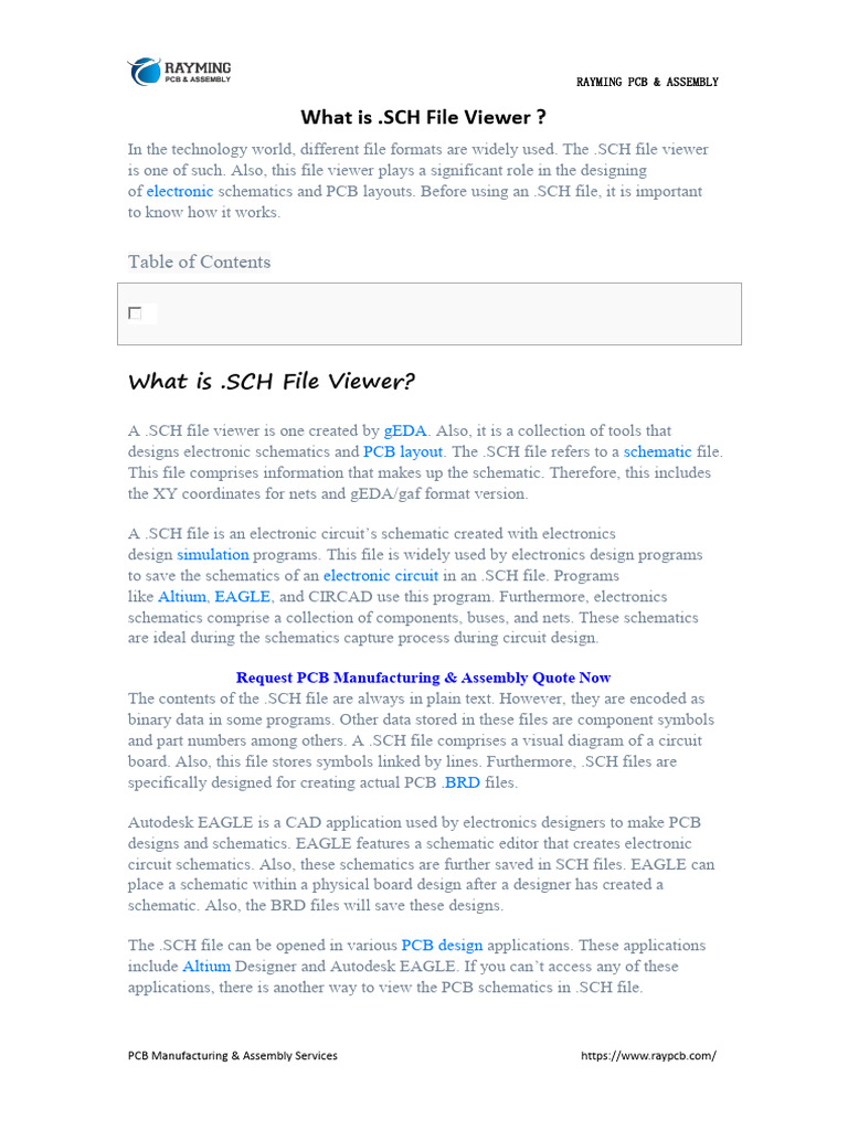 What Is .SCH File Viewer | PDF | Computer Engineering | Software