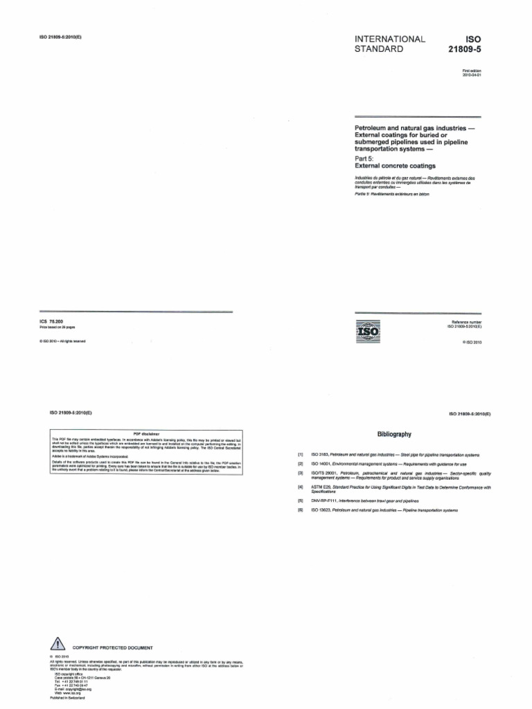 Iso 21809 5 Booklet | PDF