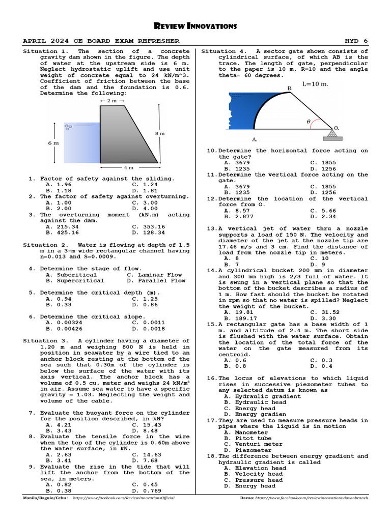 Hyd Ref 6 | PDF | Dynamics (Mechanics) | Fluid Mechanics