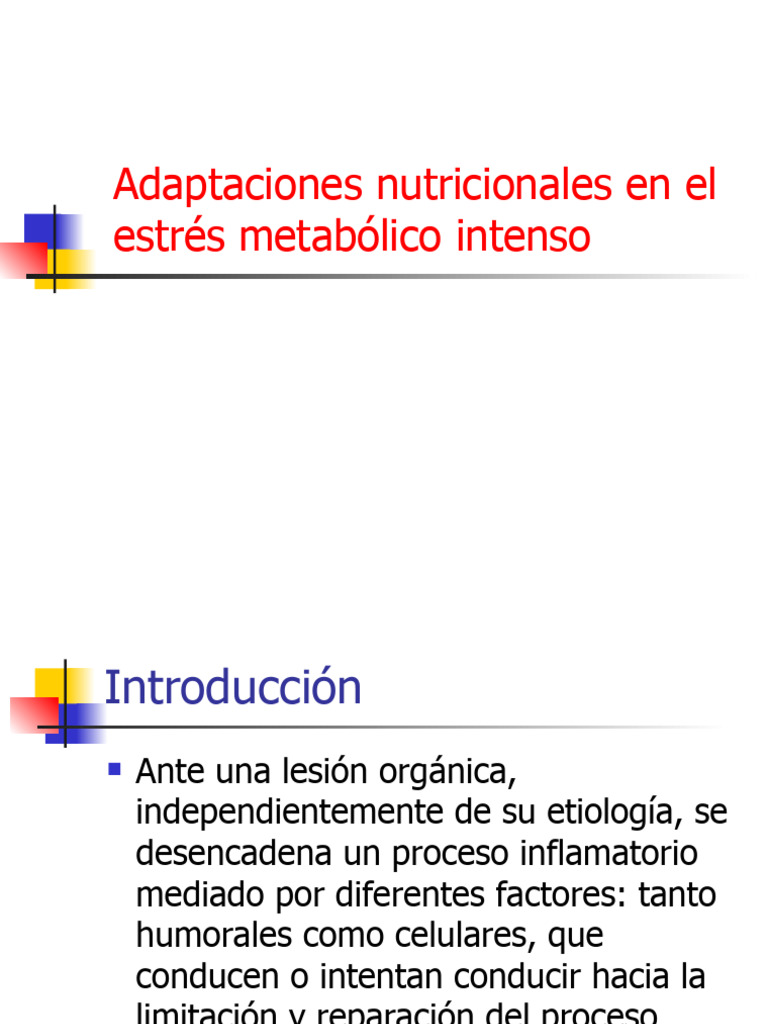 Estrés Metabólico y Respuesta Inflamatoria | PDF | Inflamación | Citocina