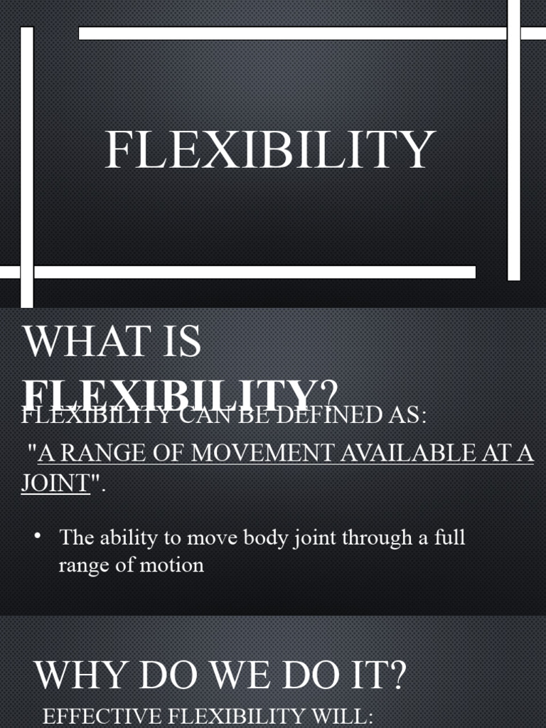 FLEXIBILITY | PDF