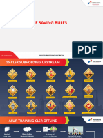 HSSE Golden Rules, Life Saving Rules, Dan Arahan Dirut | PDF