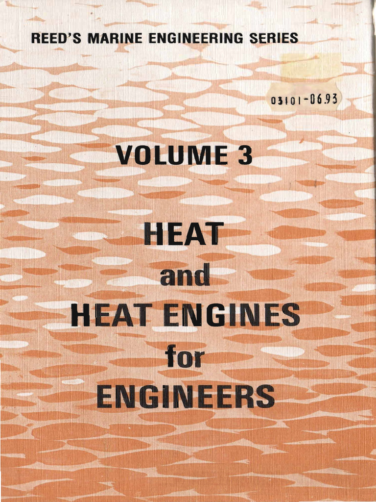 Reeds (Vol-3) - Heat and Heat Engines For Engineers | PDF