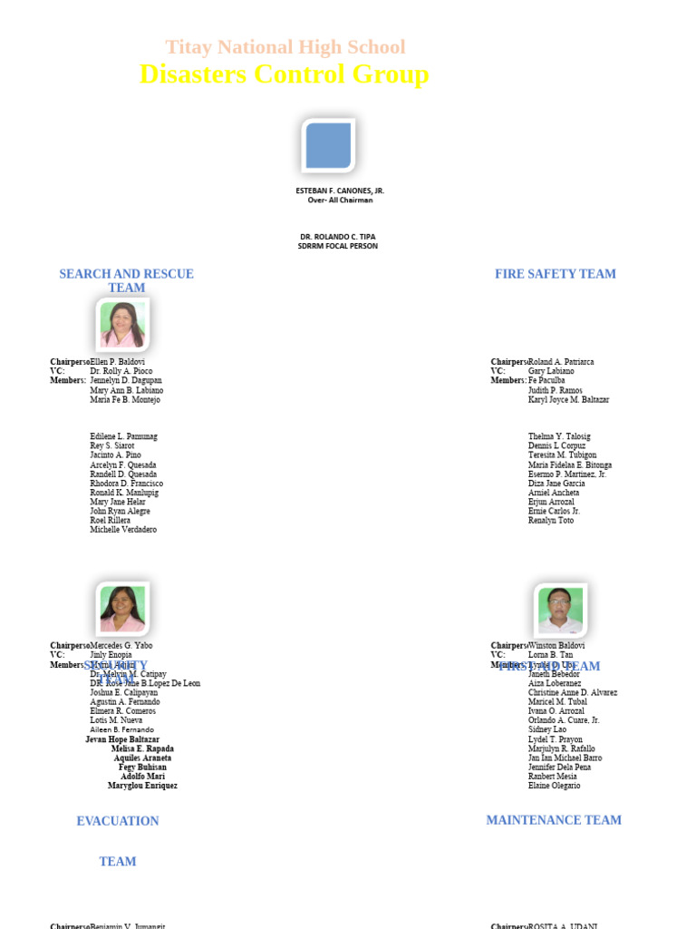 Disaster Control Group | PDF