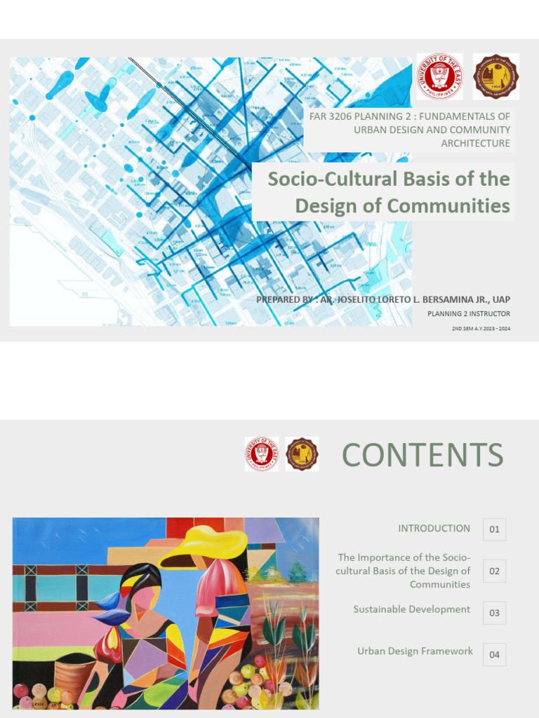 PLN02 Socio Cultural Basis 01 | PDF | Community | Urban Design