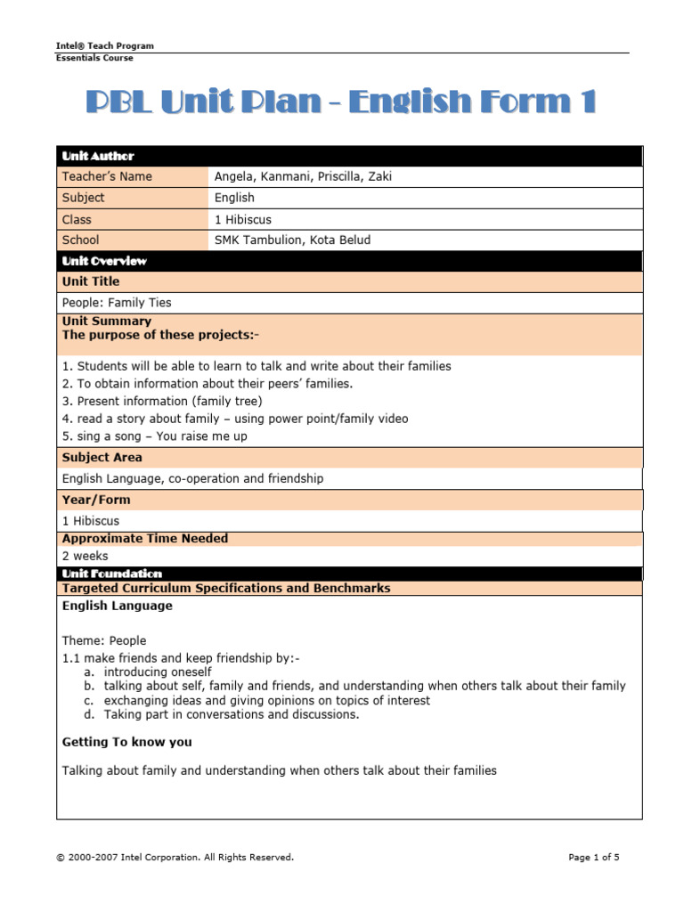 English Unit Plan - f1 | PDF | Internet | World Wide Web
