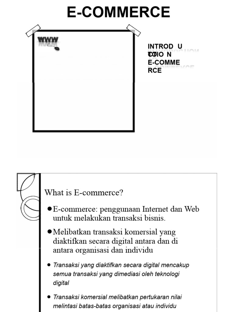 Pertemuan 1 E-Commerce | PDF