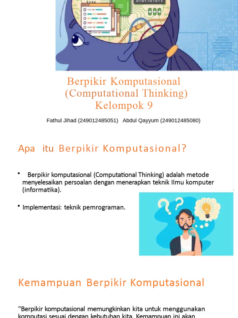 Computational Thinking | PDF | Komputer | Teknologi & Rekayasa