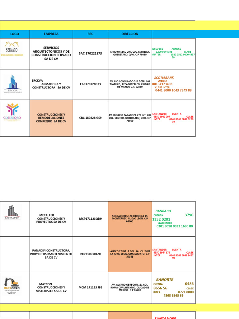 Catalogo de Empresas Clientes Nov 22 | Descargar gratis PDF ...