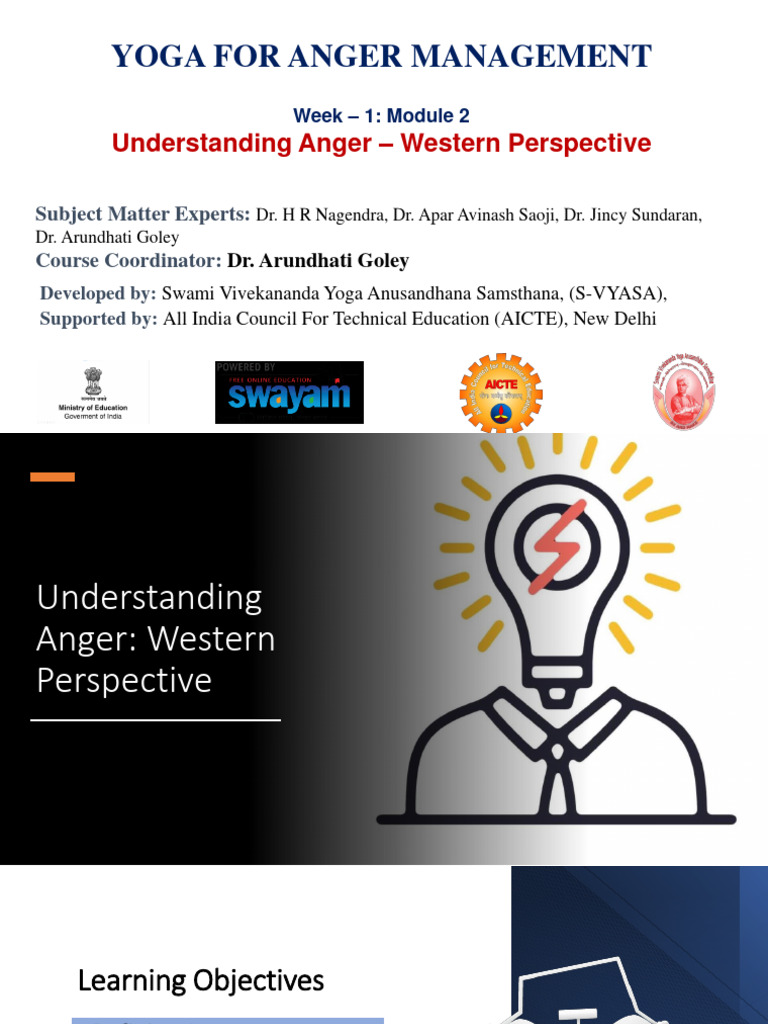 Week 1 Module 2 Understanding Anger Updated Pdf Anger Emotions