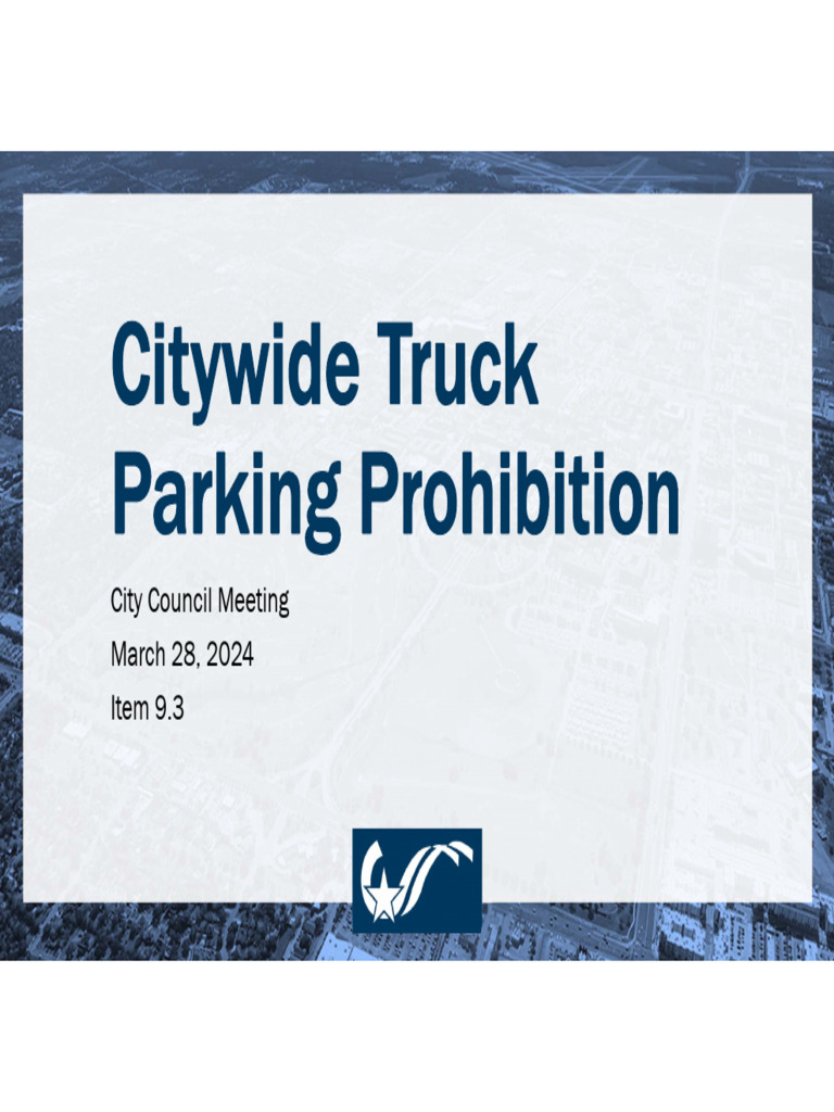 College Station Citywide Truck Parking Presentation | PDF
