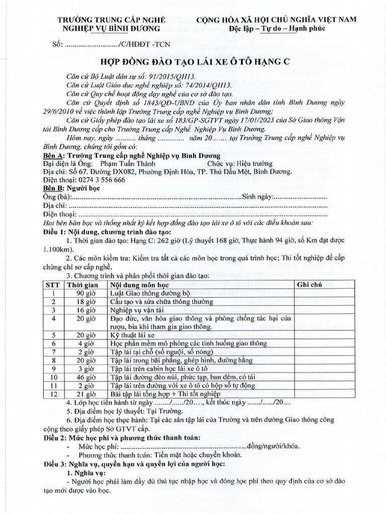 Hop Dong C | PDF