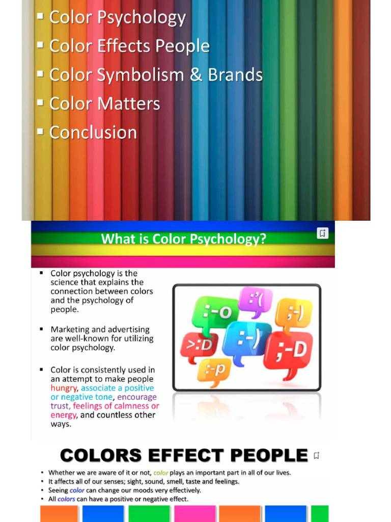 Psychology of Color | PDF