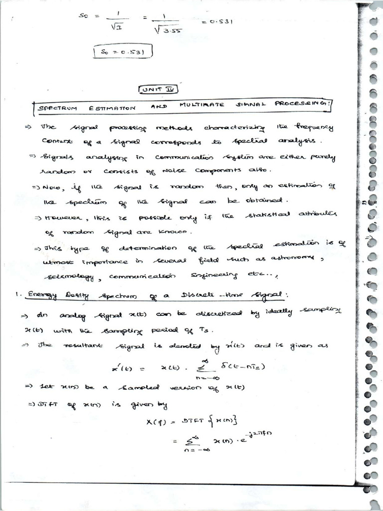 DSP UNIT-4 Compressed | PDF