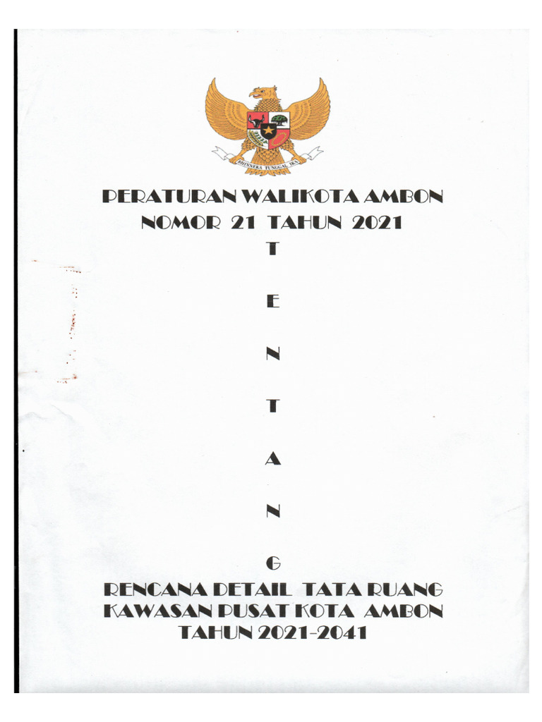 Perwali No 21 Tahun 2021 Pdf