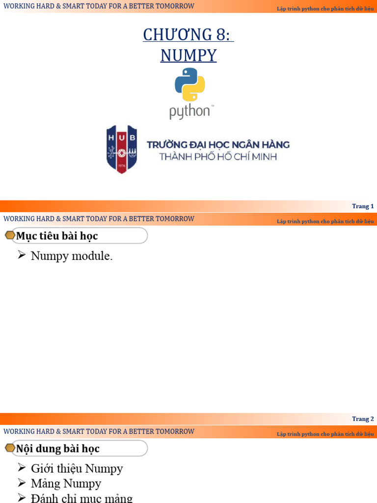 08-Buổi 8 - Numpy - 5t | PDF