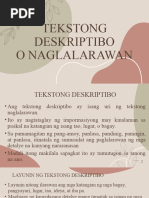 Module 3 Tekstong Deskriptibo o Naglalarawan 1 | PDF