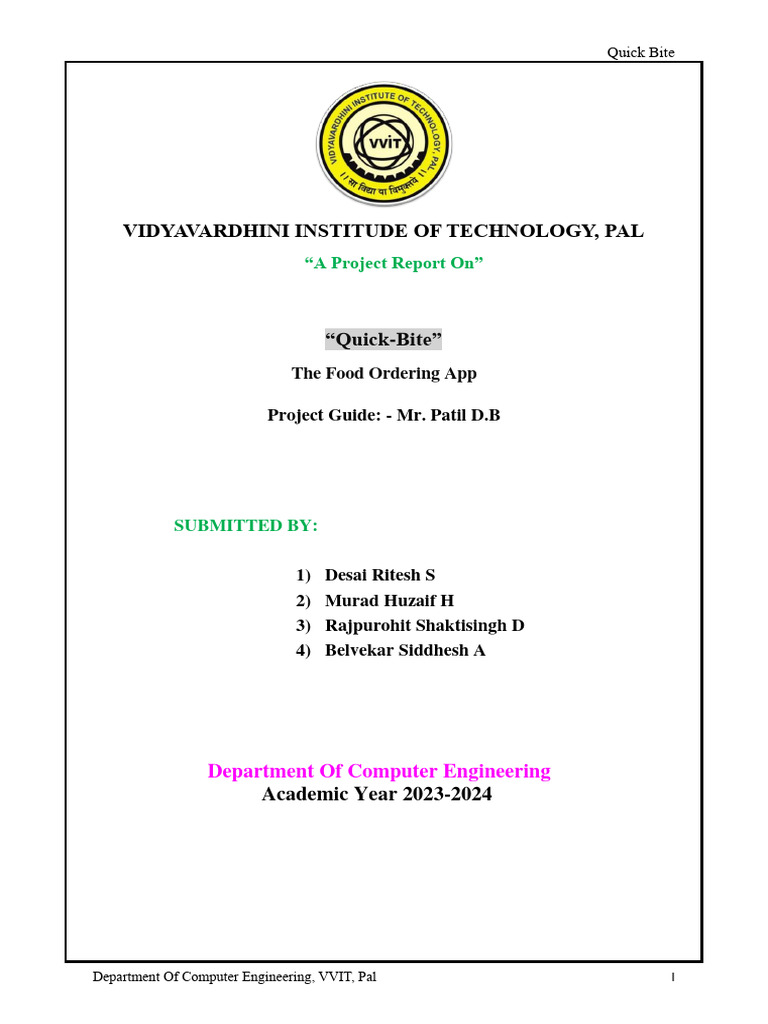 Food Delivery | PDF | Information Technology | Computing