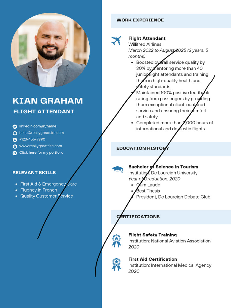 CV1 5 | PDF | Flight Attendant