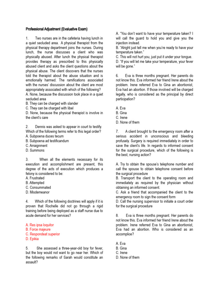 PRACTICE QUESTIONS | PDF | Pneumonia | Nursing