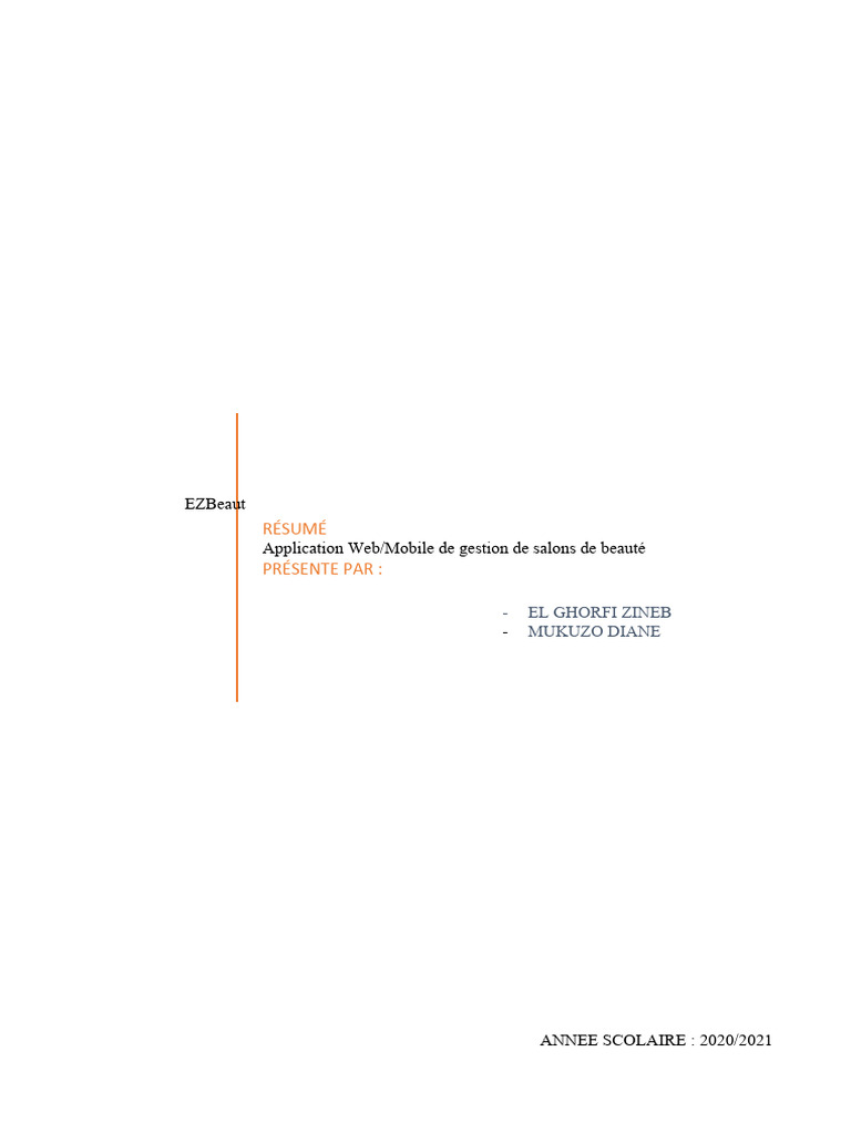 Gestion Beauté Marrakech en Ligne | PDF | Application | Internet