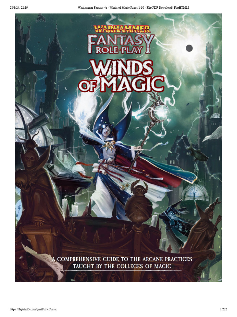 Warhammer Fantasy 4e - Winds of Magic Pages 1-50 - Flip PDF Download ...