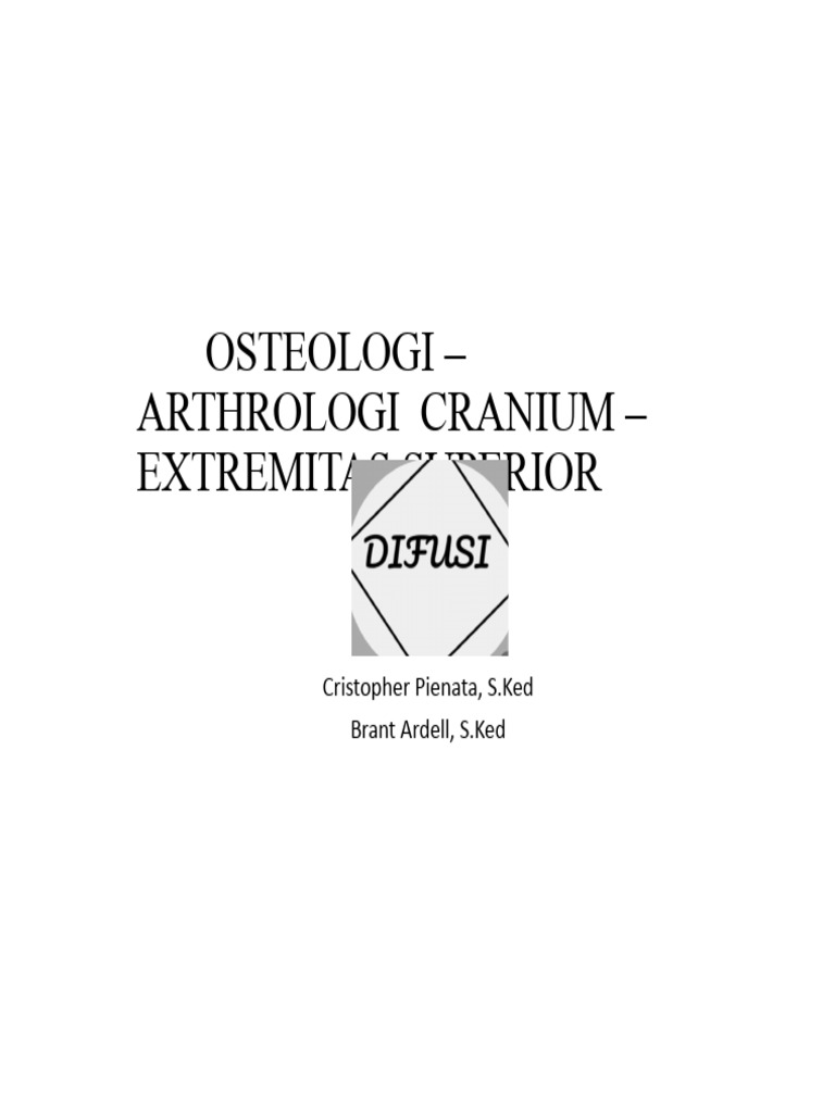 MBC - Anatomi Osteologi Cranium, Extremitas Superior | PDF | Sains ...
