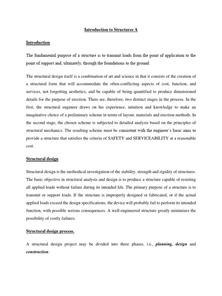 Introductory Class | Download Free PDF | Beam (Structure) | Truss