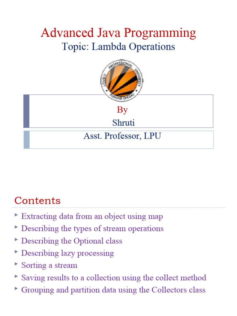 Lambda Operations | PDF | Anonymous Function | Method (Computer ...