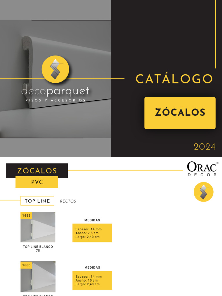 Catálogo - Zocalos | PDF