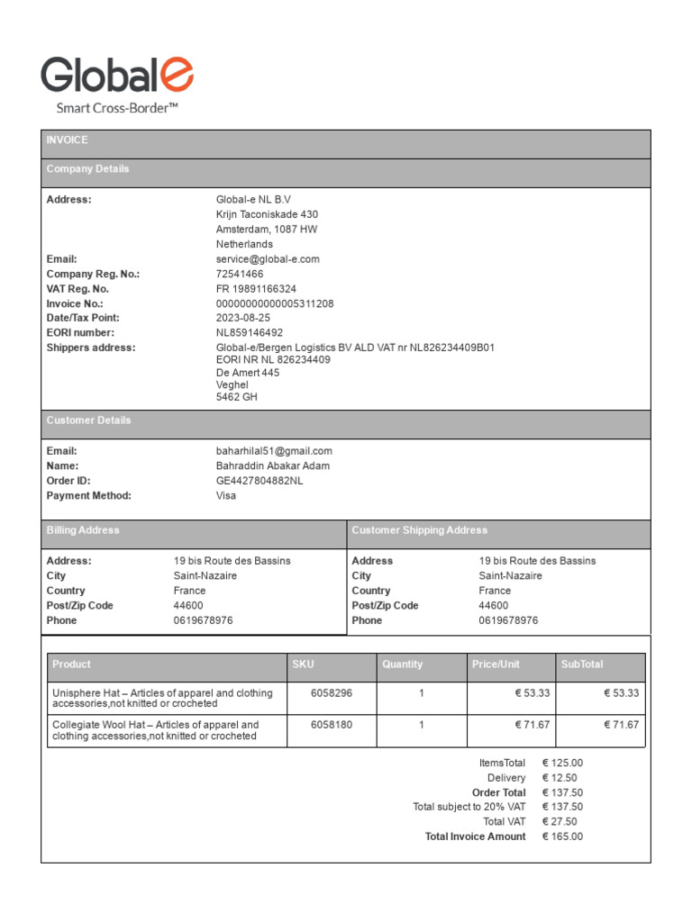 Vat in Voice | PDF | Invoice | Government Finances