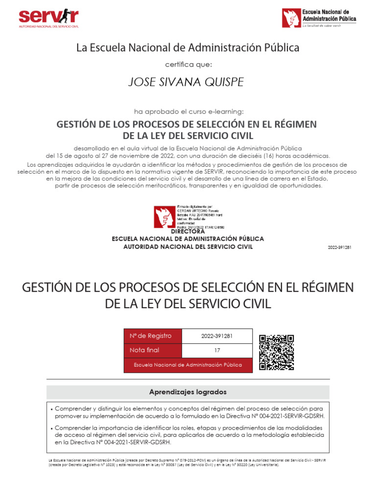 Gestion de Los Procesos de Seleccion | PDF | Administración Pública Gestion de Los Procesos de Seleccion | PDF | Administración Pública