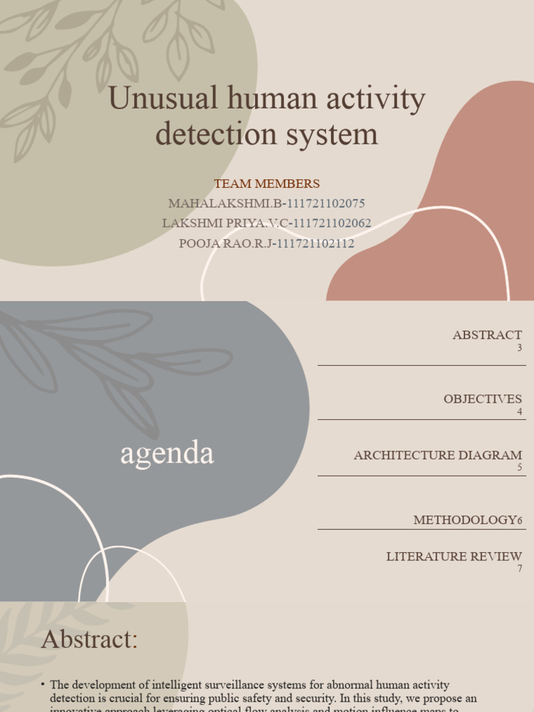 Suspicious Human Activity Detection System | PDF | Surveillance | Imaging