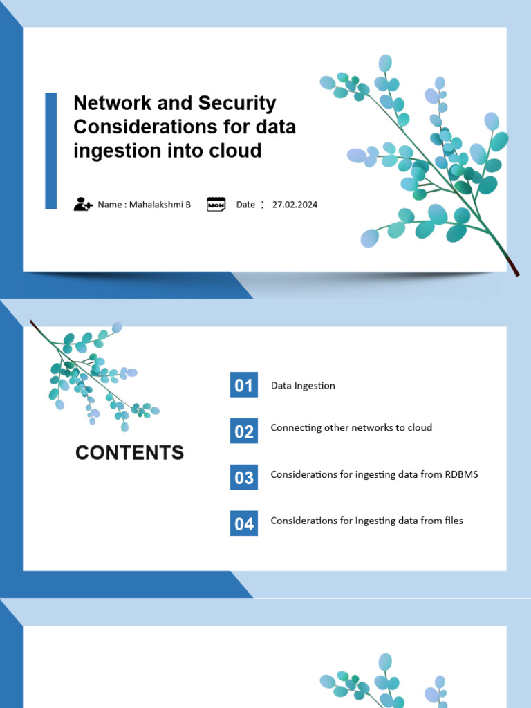 Network and Security Considerations | PDF | Cloud Computing | Databases