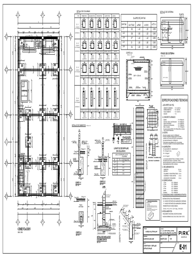 E-01 - Vivienda Multifamiliar | PDF