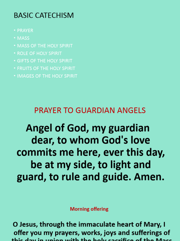 BASIC CATECHISM 22 23 Autosaved 1 | PDF | Easter | Seven Deadly Sins