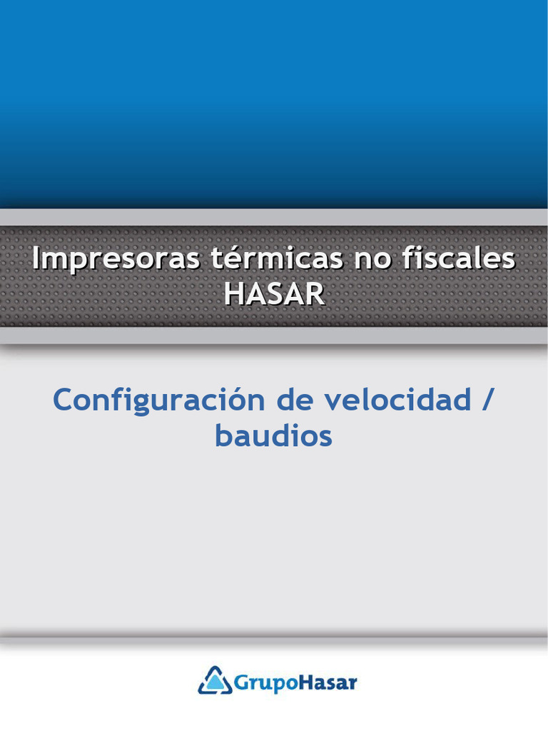 Configurar Baudios | PDF | Impresora (Computación) | Informática