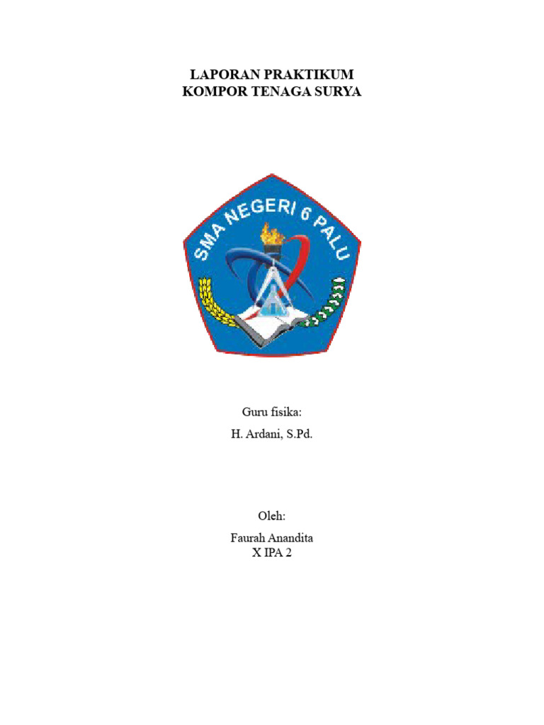 Makalah Laporan Percobaan Fara | PDF | Griya & Taman | Teknologi & Rekayasa
