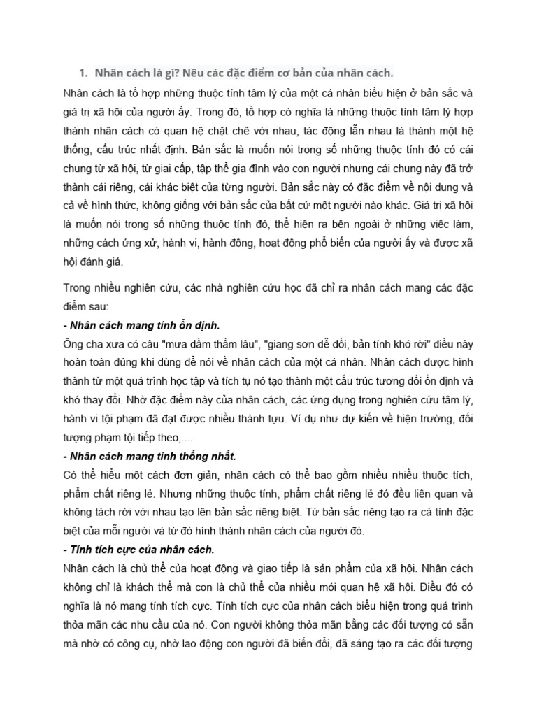 Tam Ly Hoc Bai Tap 5 | PDF