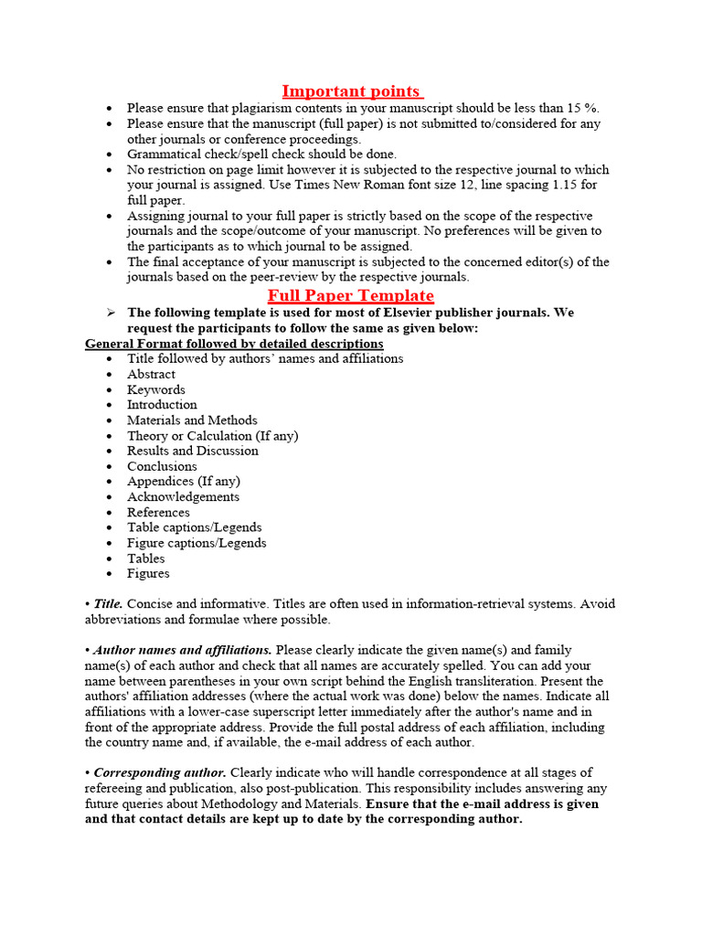Full Paper Template For ICNAN 2019 | PDF | Citation