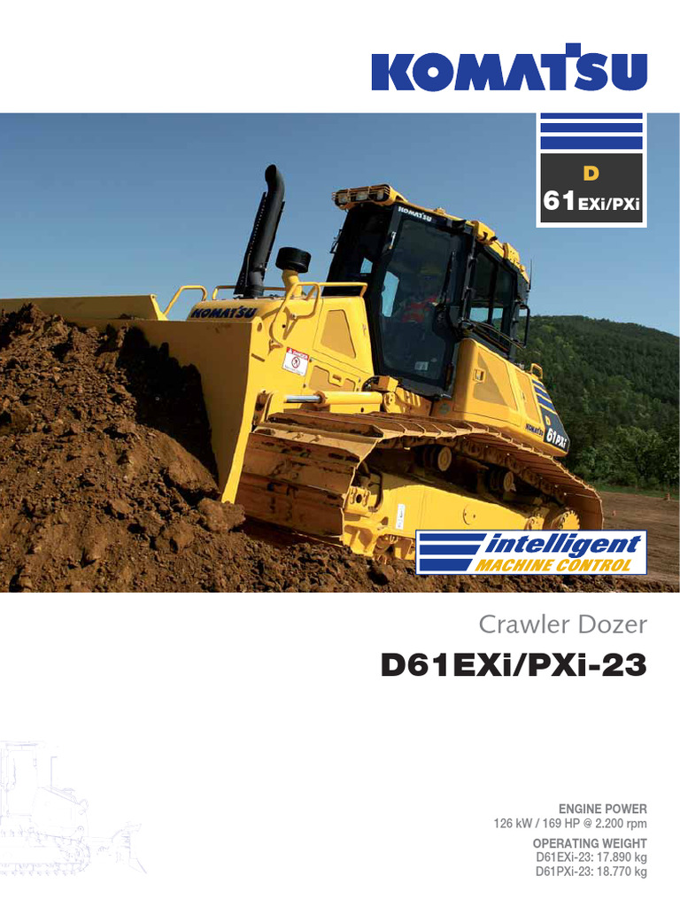 D61PXI 23 Dozer Specification | PDF | Engines | Vehicle Technology